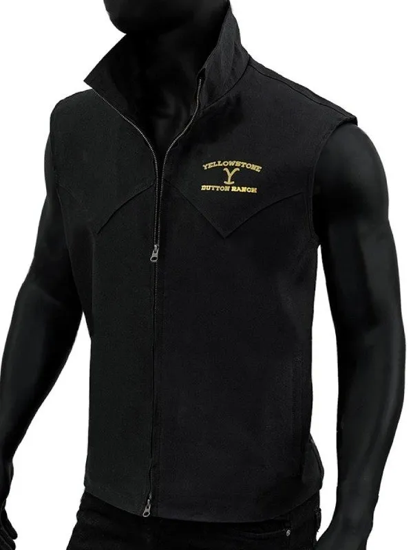John Dutton Yellowstone Black Vest - Viral Jackets John Dutton Yellowstone Black Vest - Viral Jackets